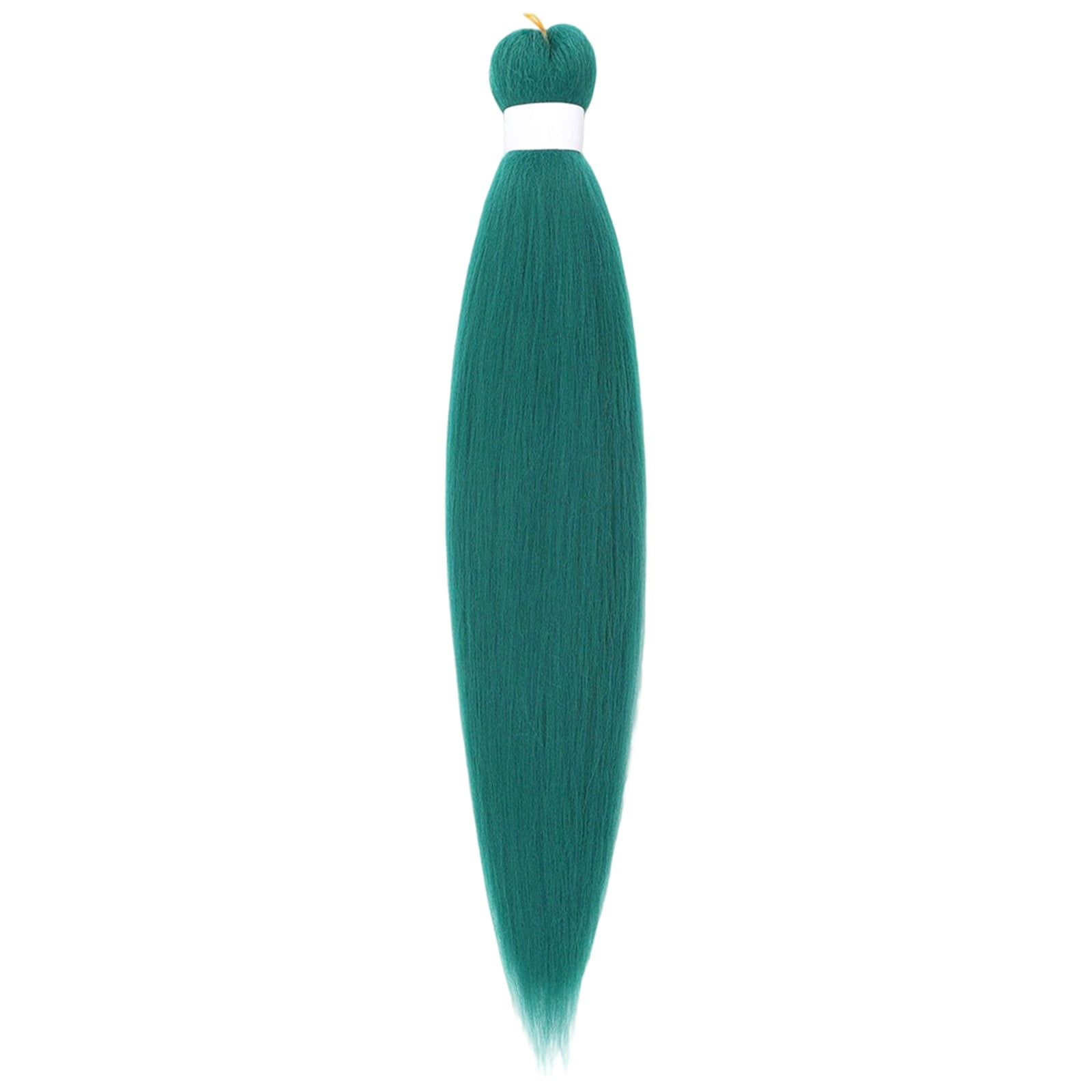 Long Green Braiding Hair Pre Stretched Synthetic Braiding hair ...