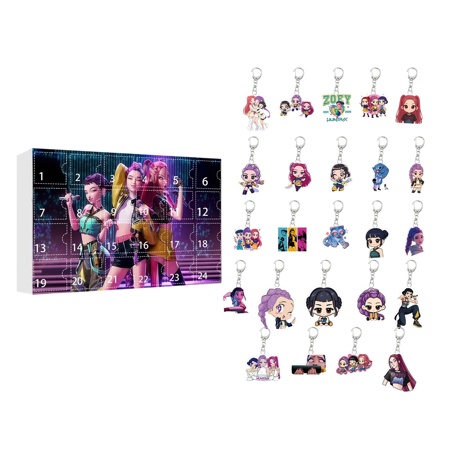 Demon Hunters Pop Kpop Stars Pop Singers 24Pc 2D Stereoscopic Aircraft ...