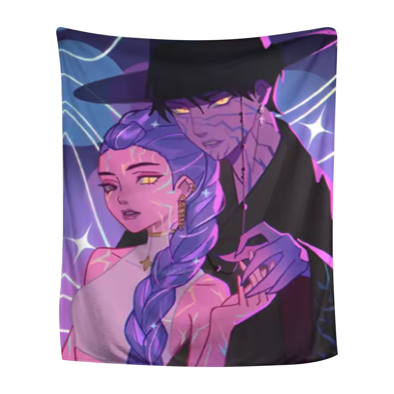 Demon K-Pop Hunter Anime Flannel Throw Blanket Warm Soft Lightweight ...