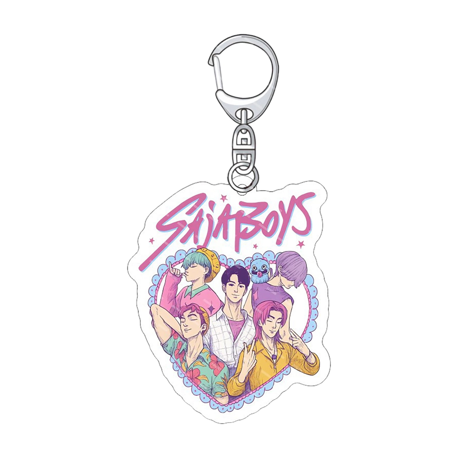 Demon K-Pop Hunter Netflix Korean Anime Peripheral Acrylic Keychain ...