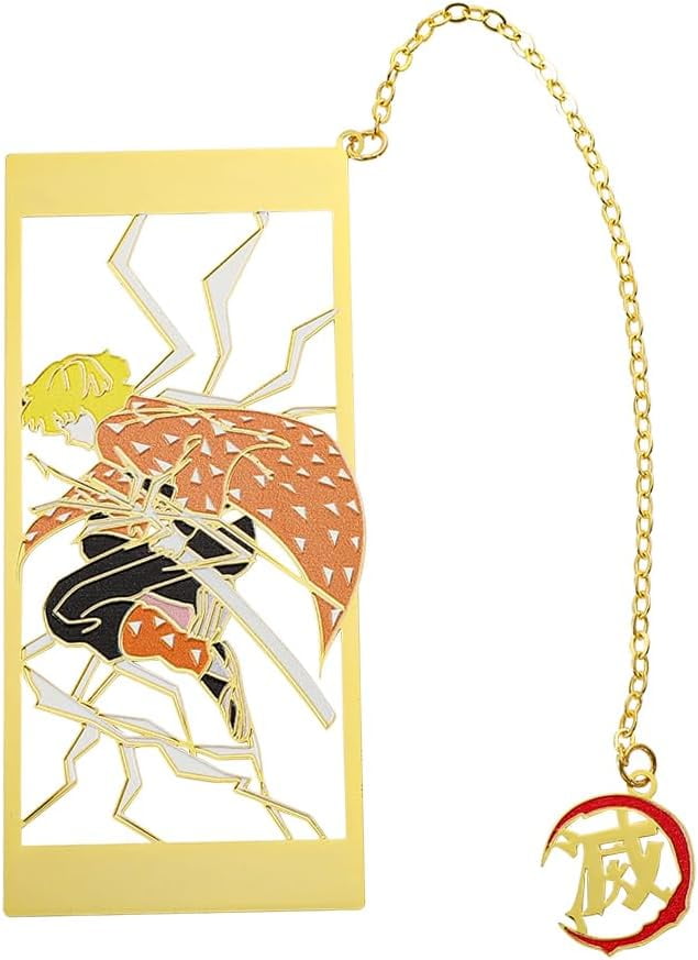 Demon Kamado Bookmark Page Mark, Anime Tanjiron Zenitsu Giyuu Kyoujurou ...