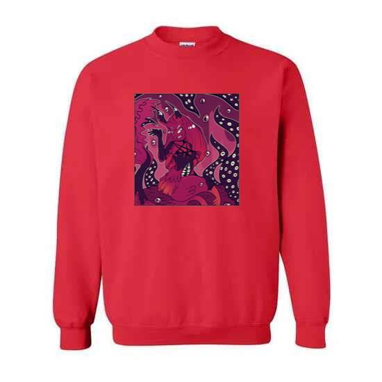 Demon Mermaid Fantasy Creature Unisex Sweatshirt Mythical Art up to 5XL ...