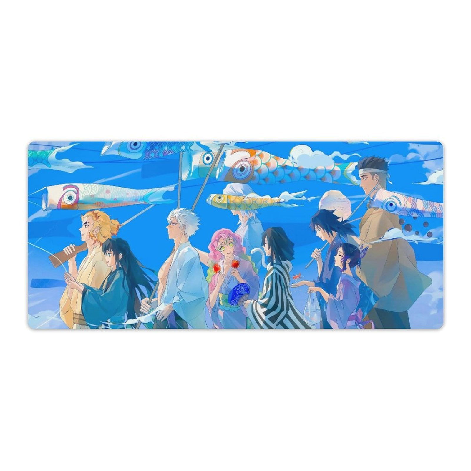 Demon Mouse Pad Slayer Anime Large Mouse Mat 900x400x3mm Non-slip ...