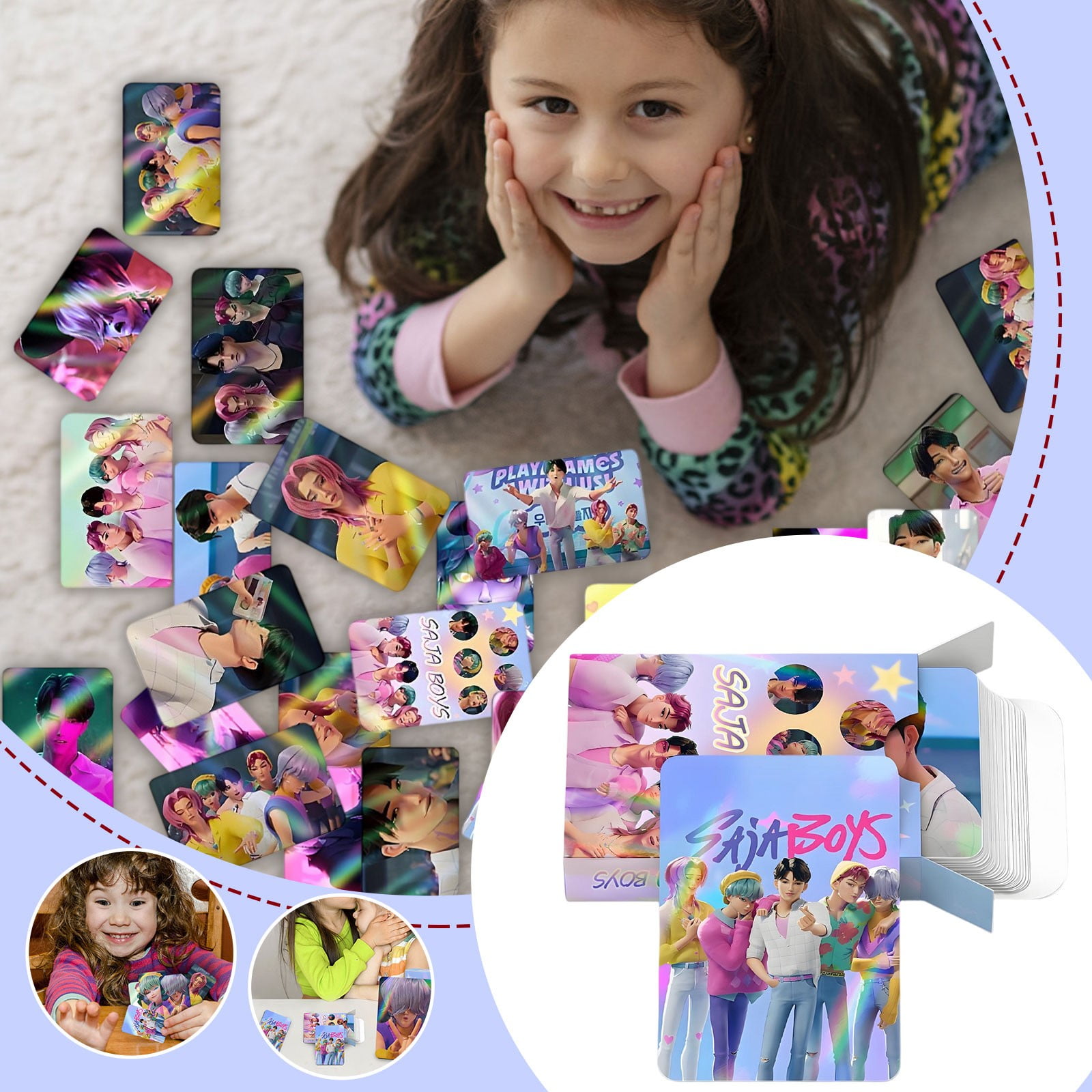 Demon Movie Group Holographics Cartoon Flash Cards – Collectible Set ...