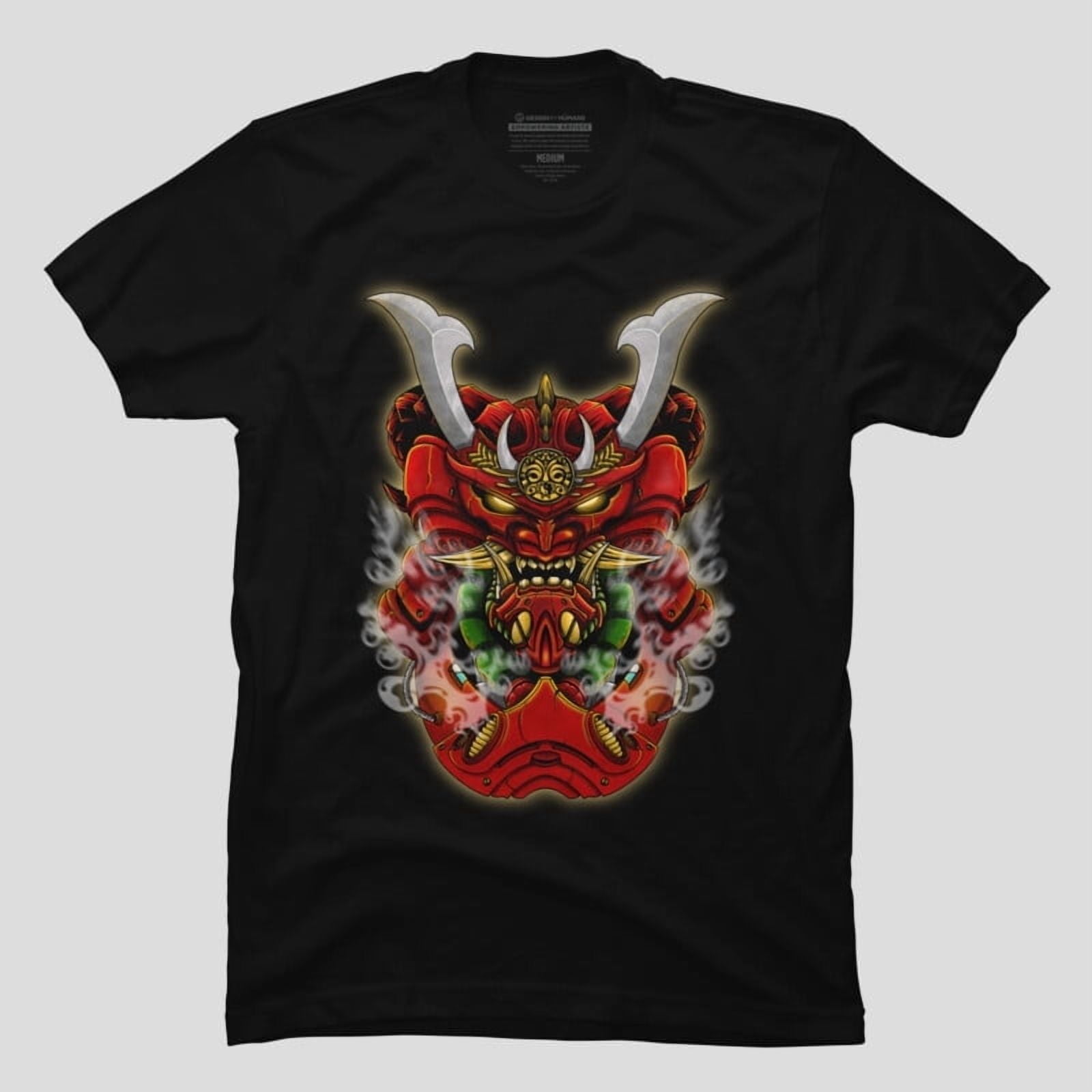 Demon Of Oni Japanese Spirit Mask Devil Face Retro Graphic H38778 ...