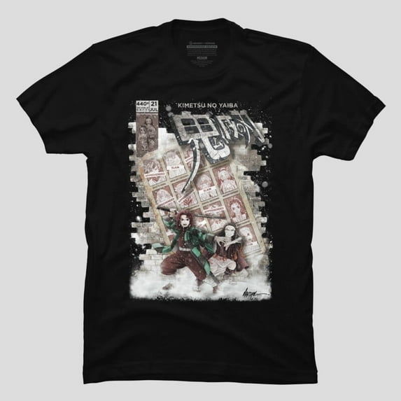 Demon Oni Slayer Mashup Japanese Anime Retro Fusion H38786 Unisex T ...