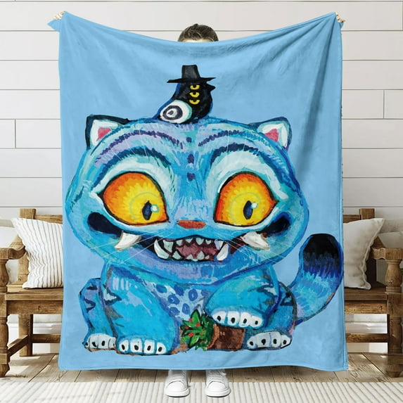 Demon Pop Blanket Game Roblox Throw Blankets Super Soft Lightweight Bed ...