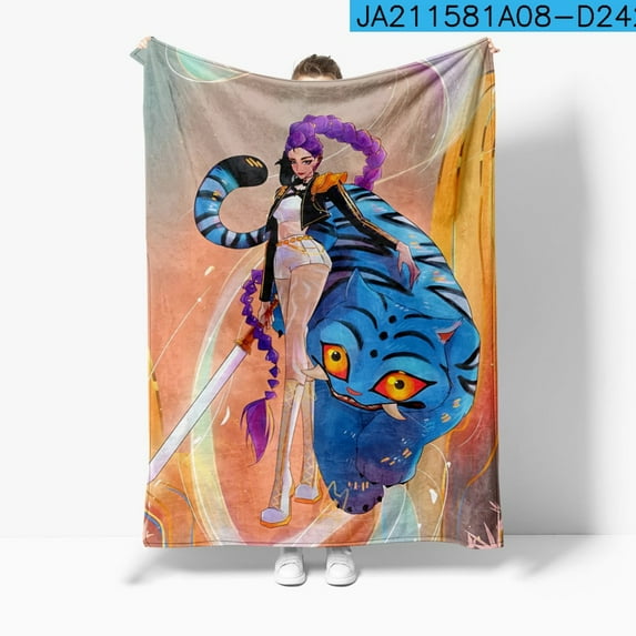 Demon Pop Blanket Game Roblox Throw Blankets Super Soft Lightweight Bed ...
