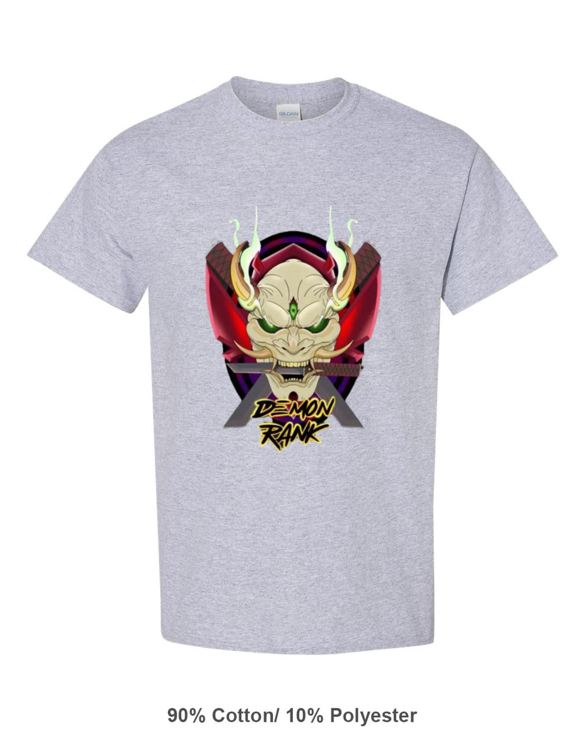 Demon Rank Stream Team T-Shirt Gamer Design for Top Ranked Streaming ...