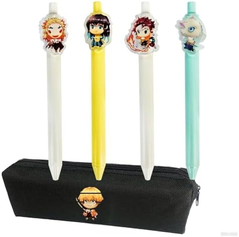 Demon S. Gel Pen Cartoon Anime Pens Cute Kawaii Large Capacity Pencil ...