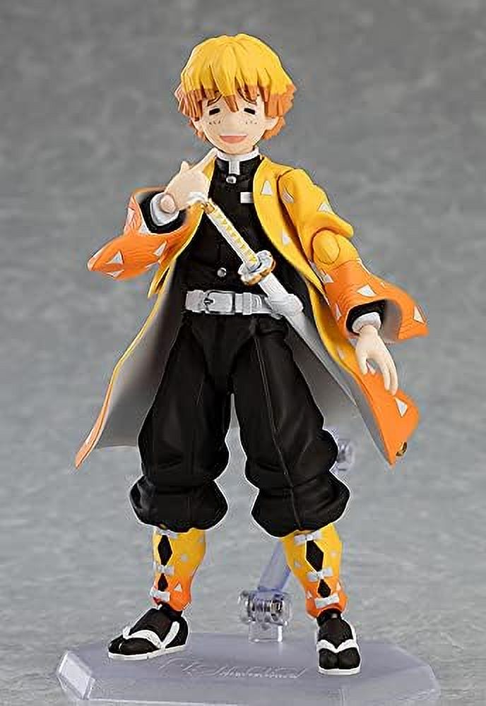 Demon S-layer: Kimetsu no Yaiba: Zenitsu Agatsuma Deluxe Figma Action ...