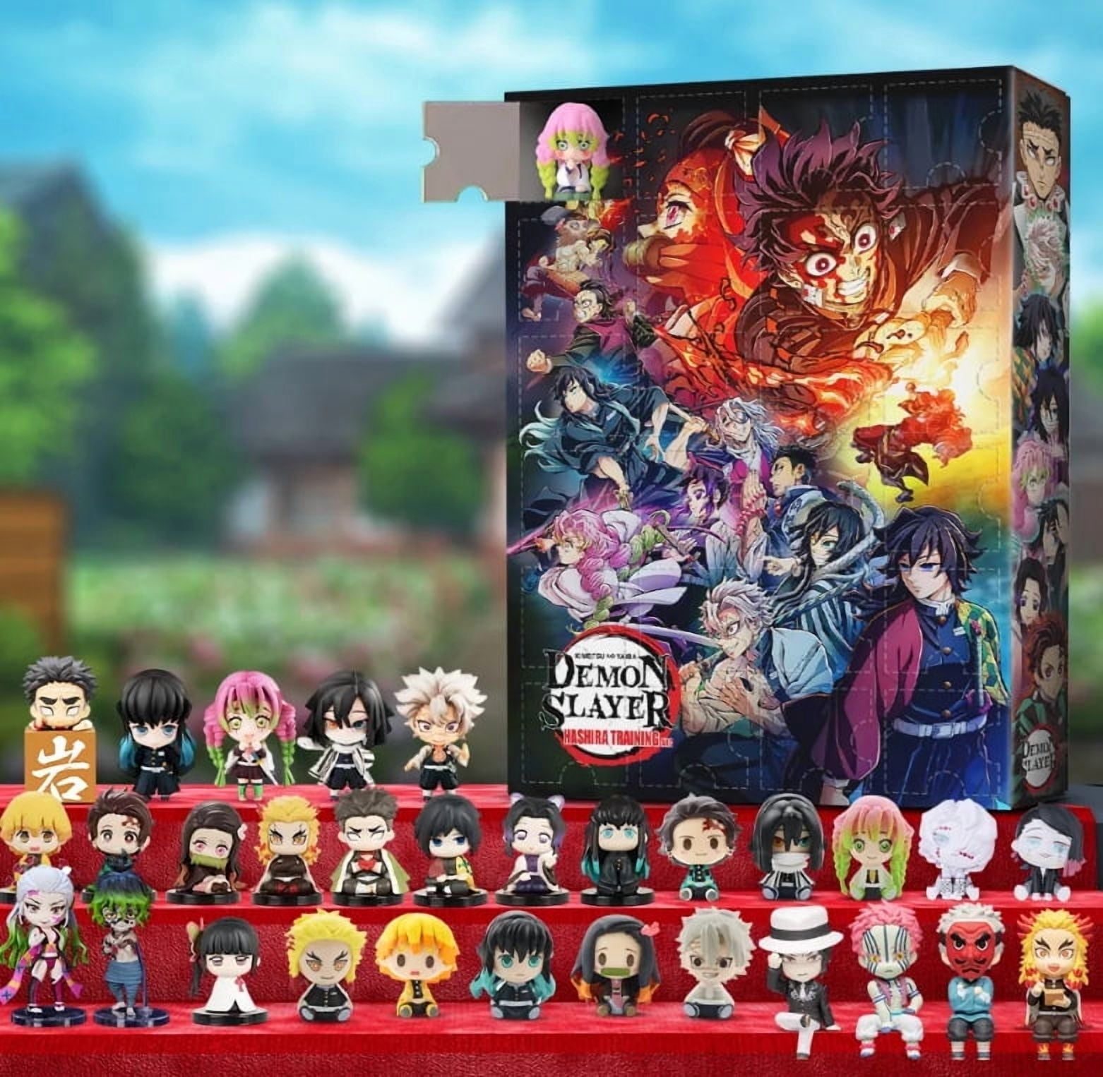 Demon Slayer 2025 Advent Calendar, Anime Figure Collectible, Includes ...