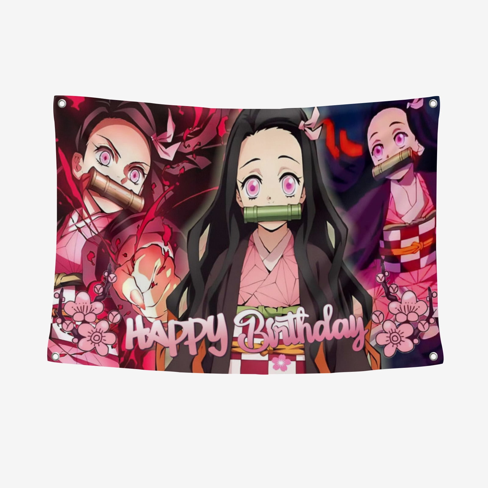 Demon Slayer 3.28*4.92FT/100*150CM Banner Background Backdrop - Walmart.com