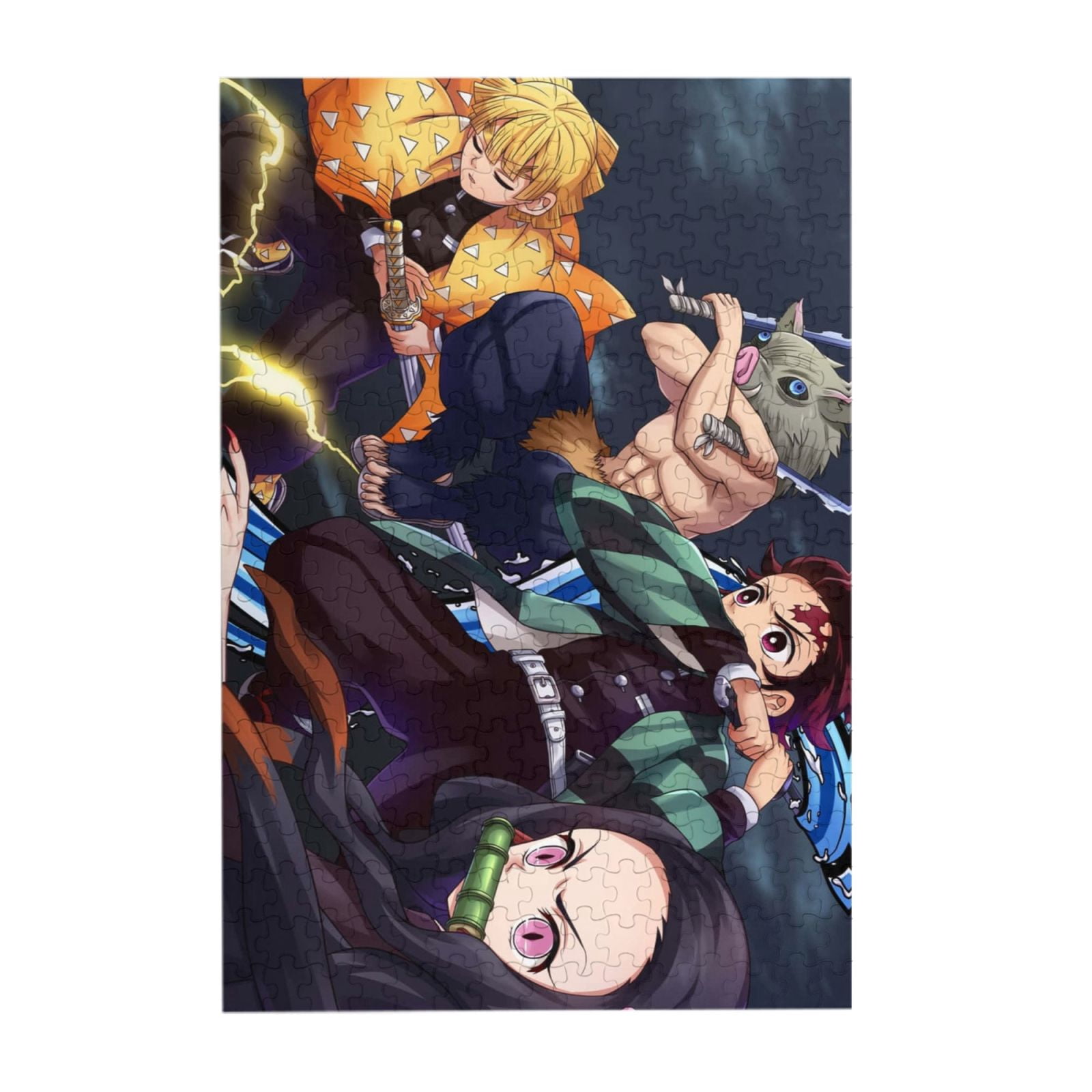 Demon Slayer 300 Pieces Wooden Jigsaw Puzzle ,Demon Slayer Jigsaw ...