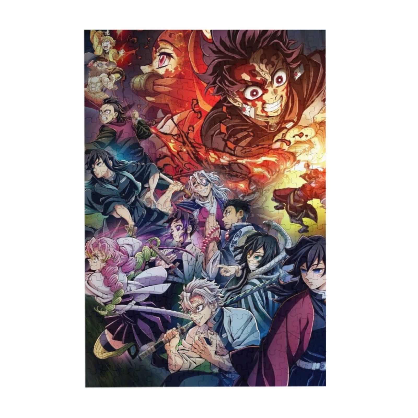 Demon Slayer 300 Pieces Wooden Jigsaw Puzzle ,Demon Slayer Jigsaw ...