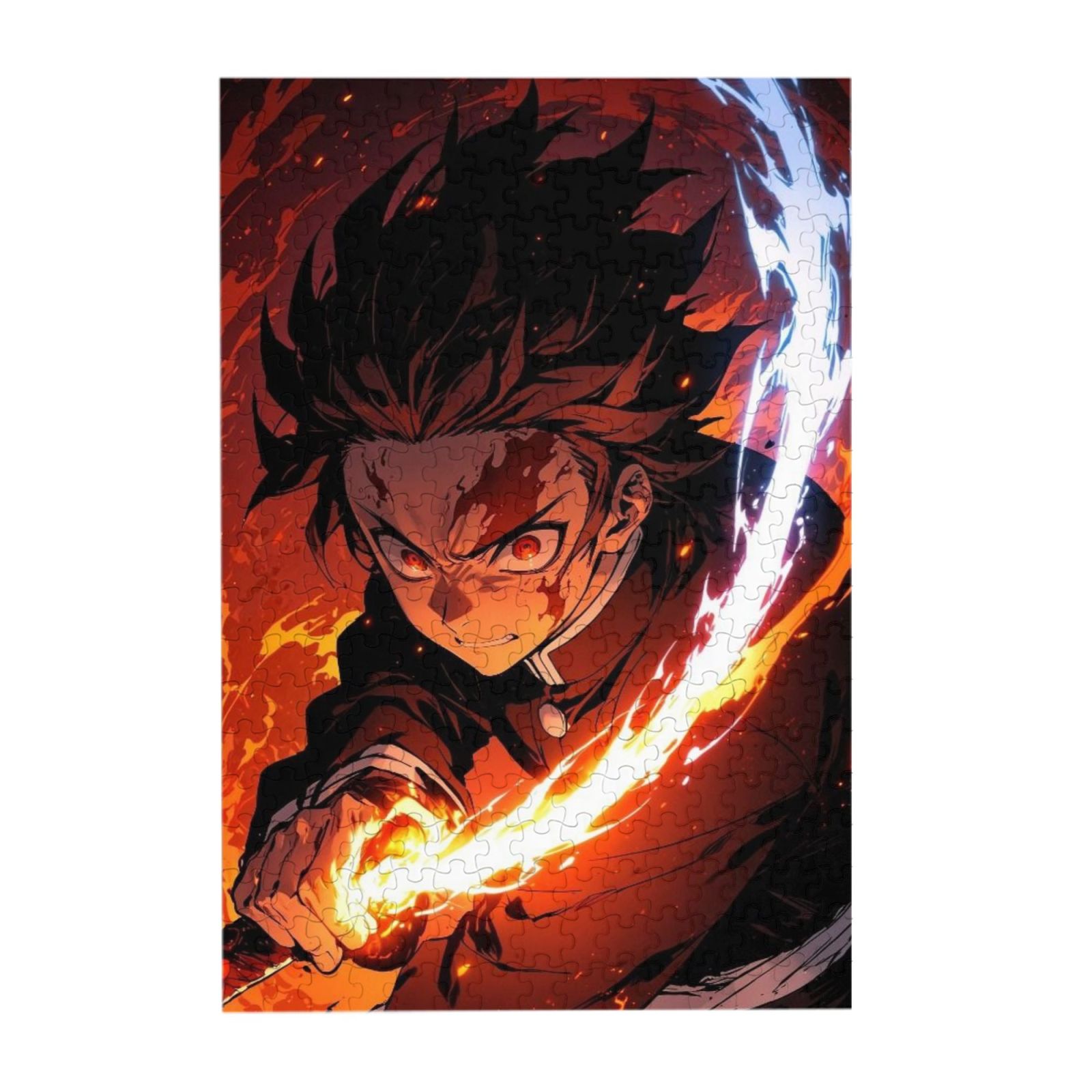 Demon Slayer 300 Pieces Wooden Jigsaw Puzzle ,Demon Slayer Jigsaw ...