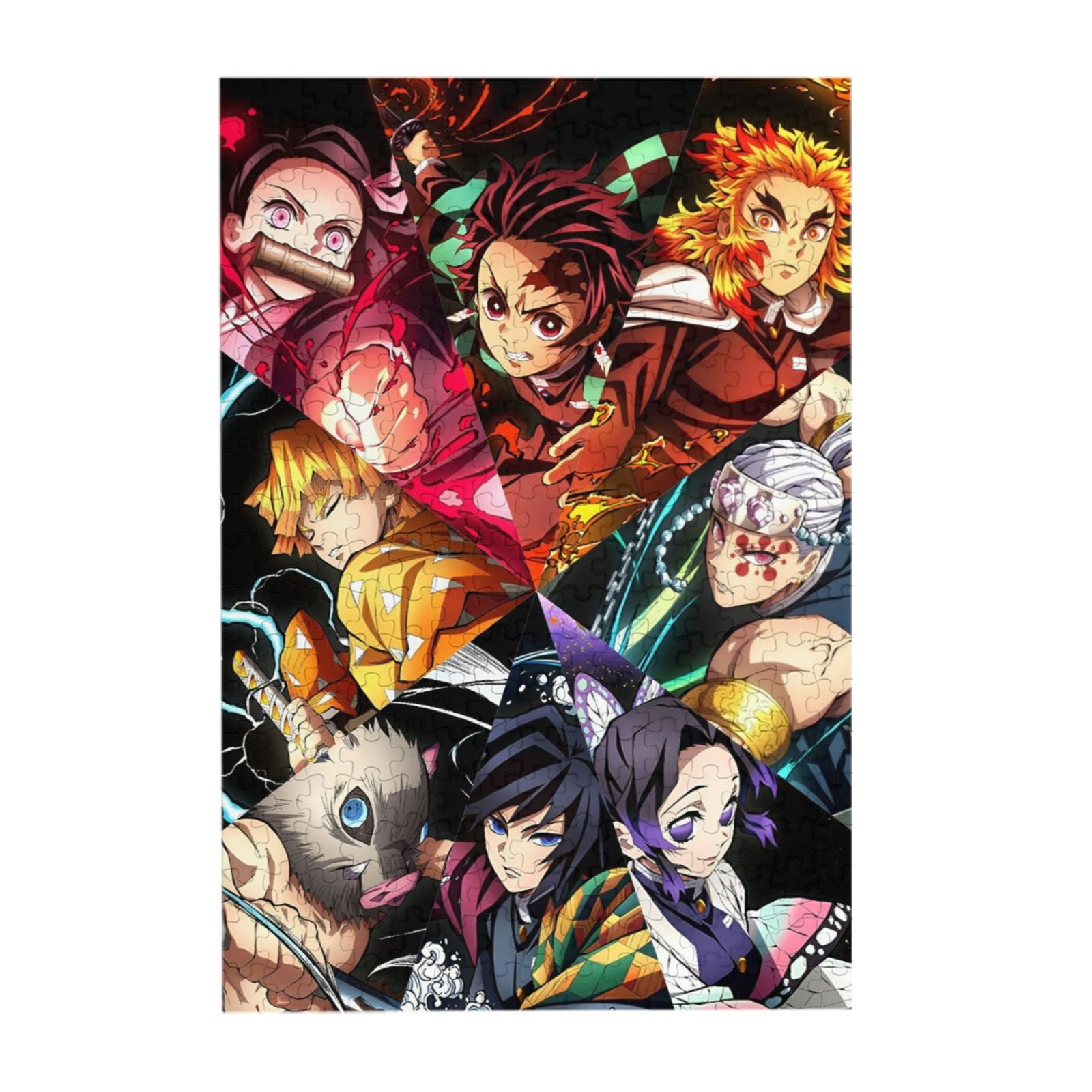 Demon Slayer 300 Pieces Wooden Jigsaw Puzzle ,Demon Slayer Jigsaw ...