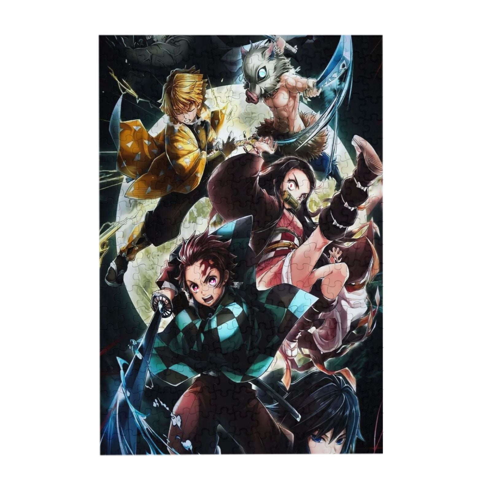 Demon Slayer 300pcs Puzzle For Adults - Jigsaw Puzzle For Kids Boys ...