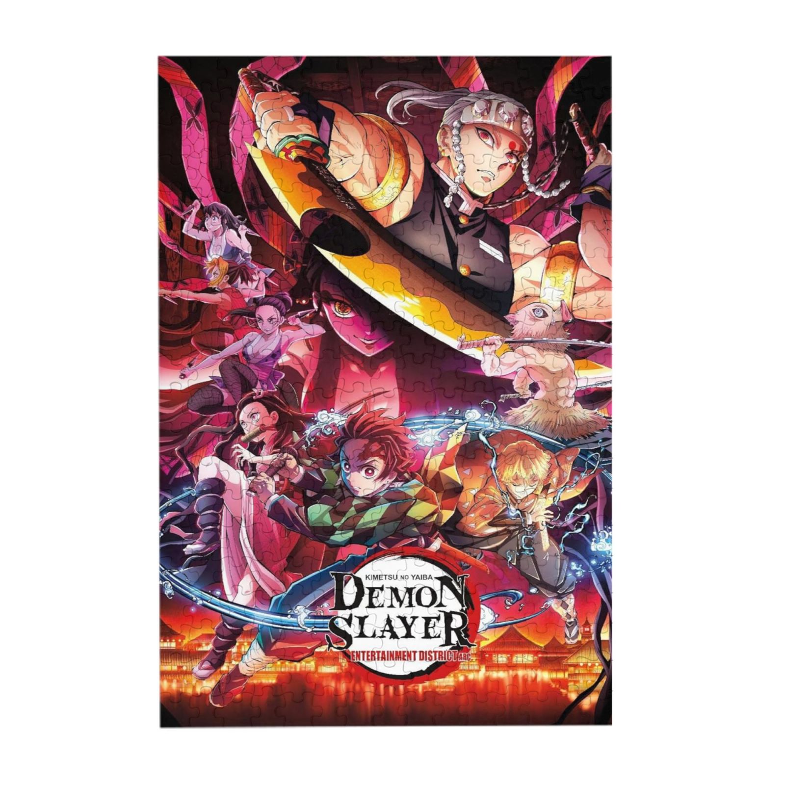 Demon Slayer 300pcs Puzzle For Adults - Jigsaw Puzzle For Kids Boys ...
