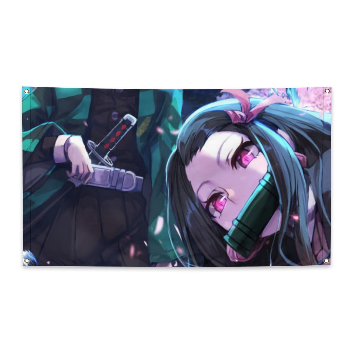 Demon Slayer 3x5 ft Face Flag - Vivid Color and Fade proof - Canvas ...