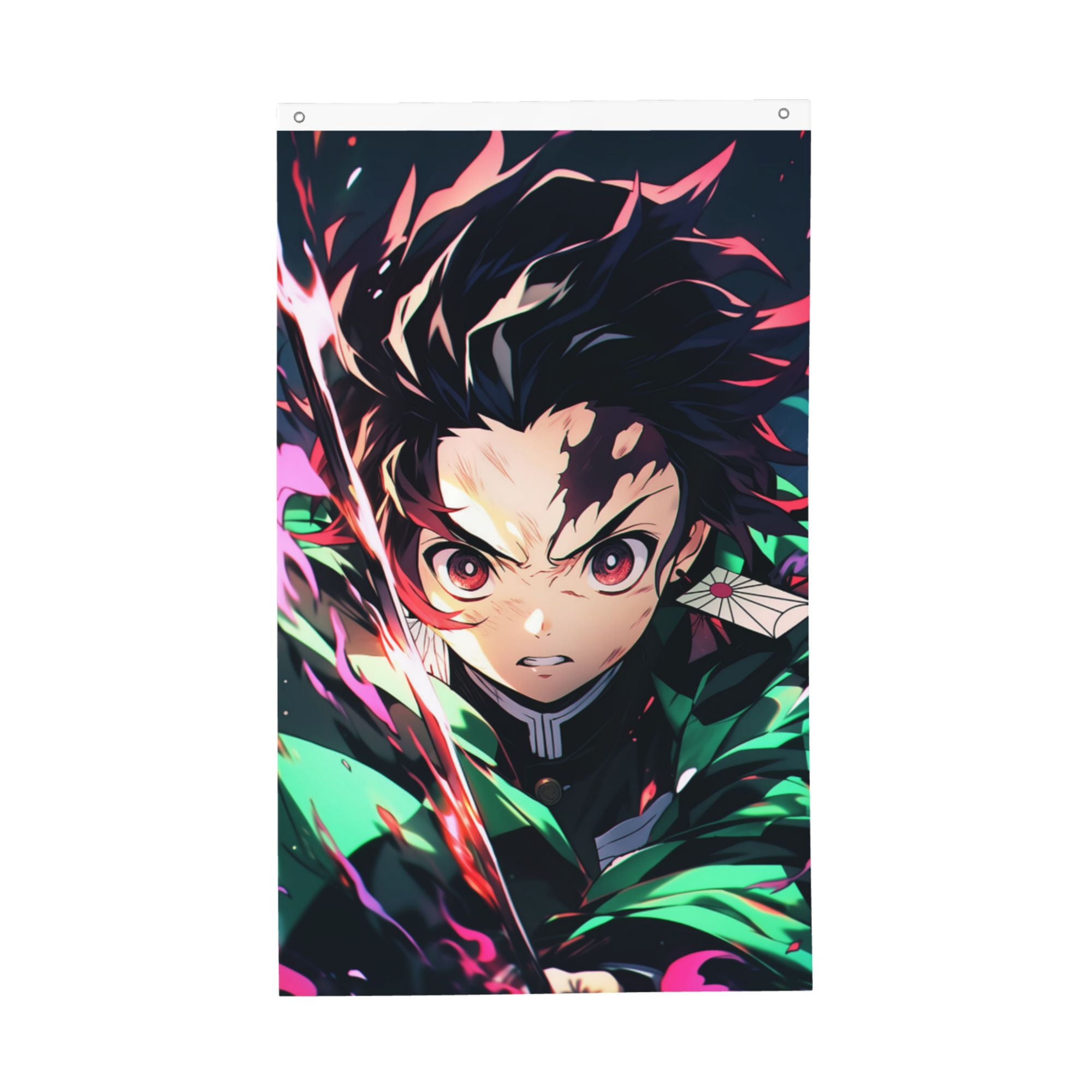 Demon Slayer 3x5FT Flag Garden Flags Vertical Double Sized Yard Outdoor ...