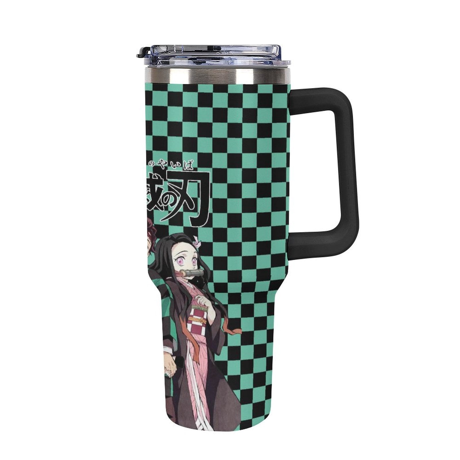 Demon Slayer 40oz Tumbler with Handle and Straw Lid Vacuum Insulated ...