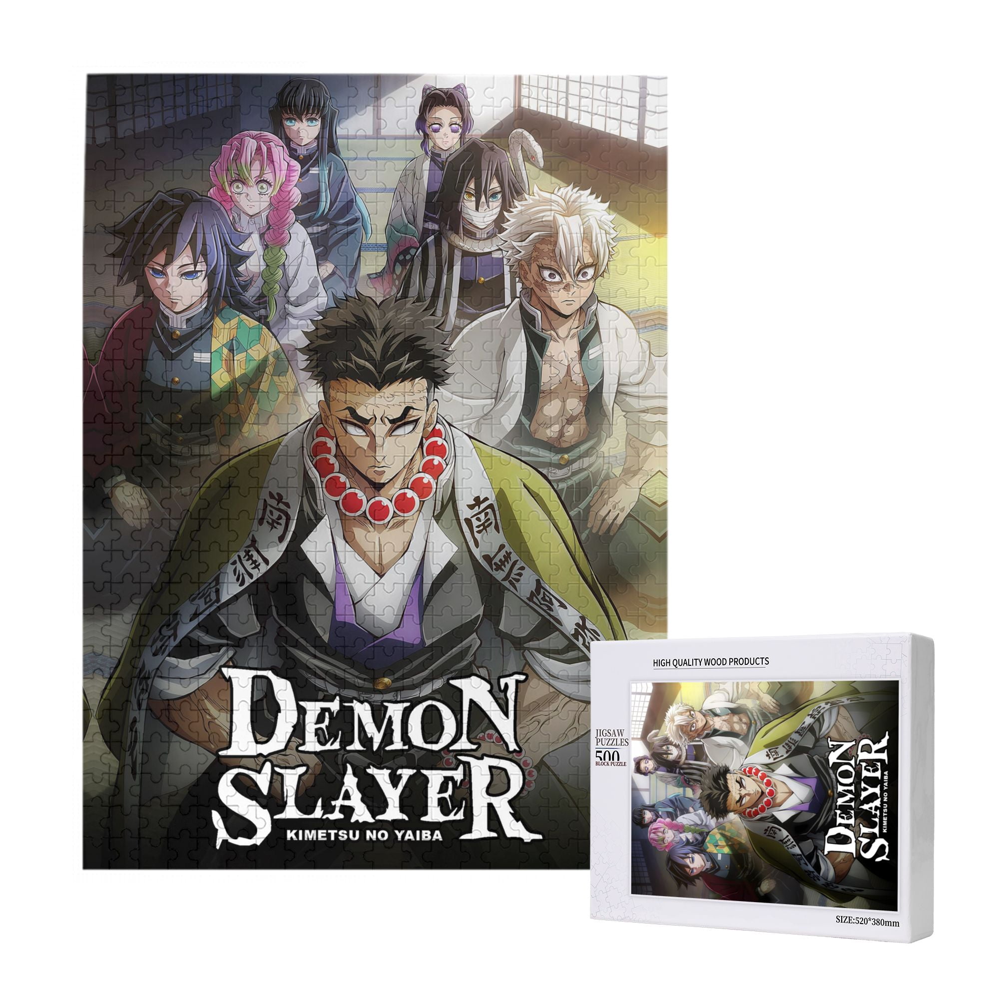 Demon Slayer 500 Piece Jigsaw Puzzle for Families Challenging Picture ...