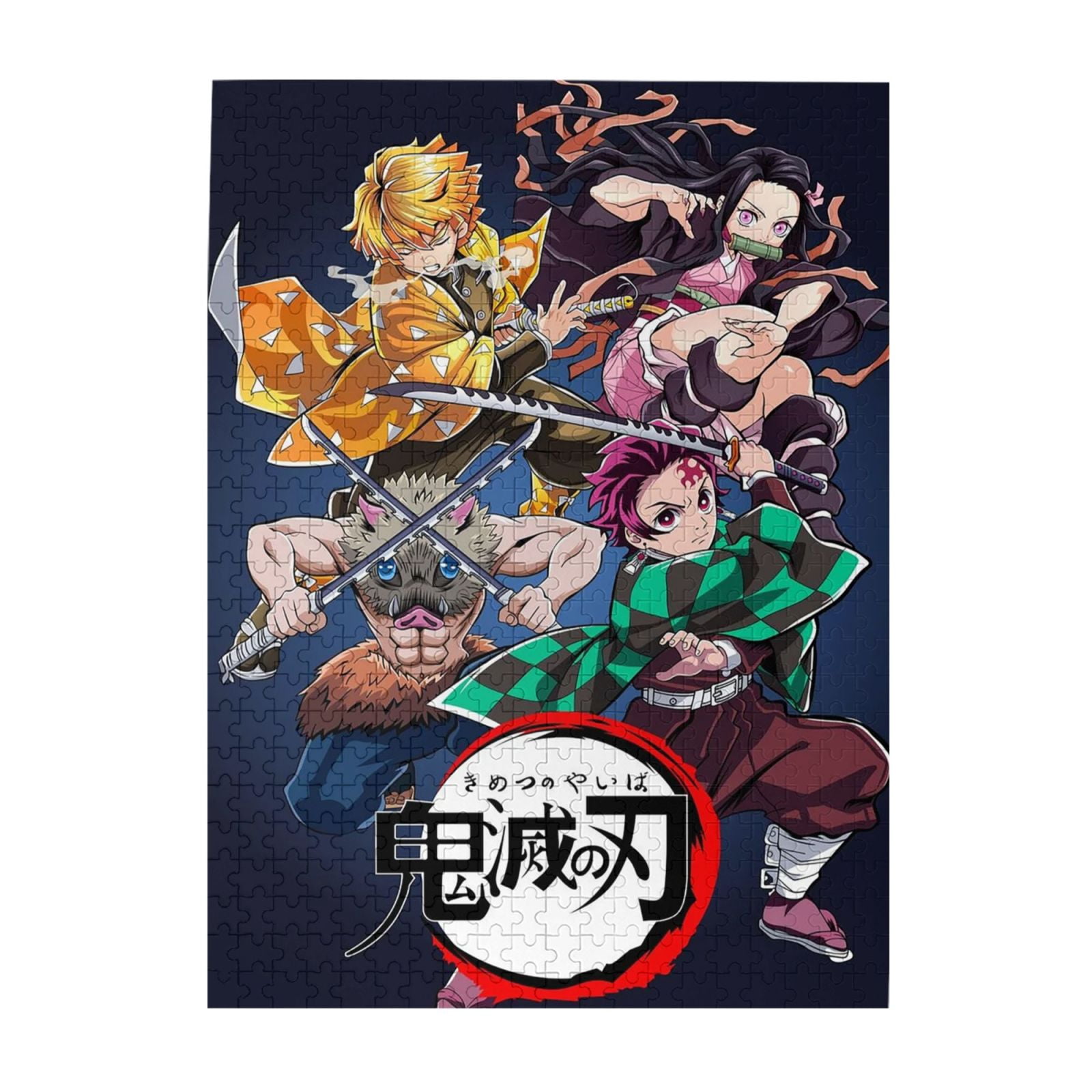 Demon Slayer 500pcs Puzzle For Adults - Jigsaw Puzzle For Kids Boys ...