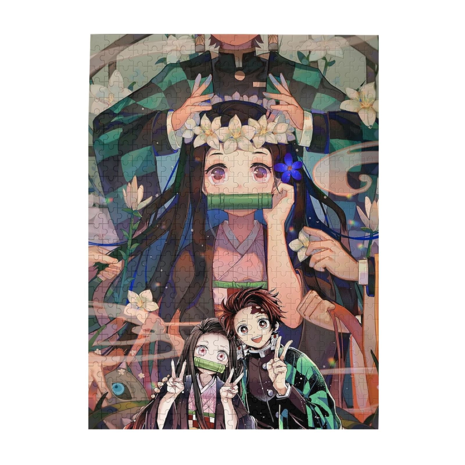 Demon Slayer 500pcs Puzzle For Adults - Jigsaw Puzzle For Kids Boys ...