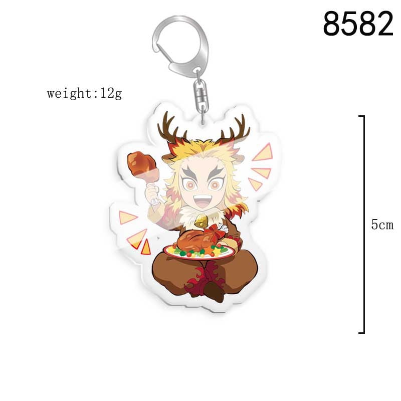 Demon Slayer Acrylic Keychain Charcoal Jiro Double-sided Transparent ...