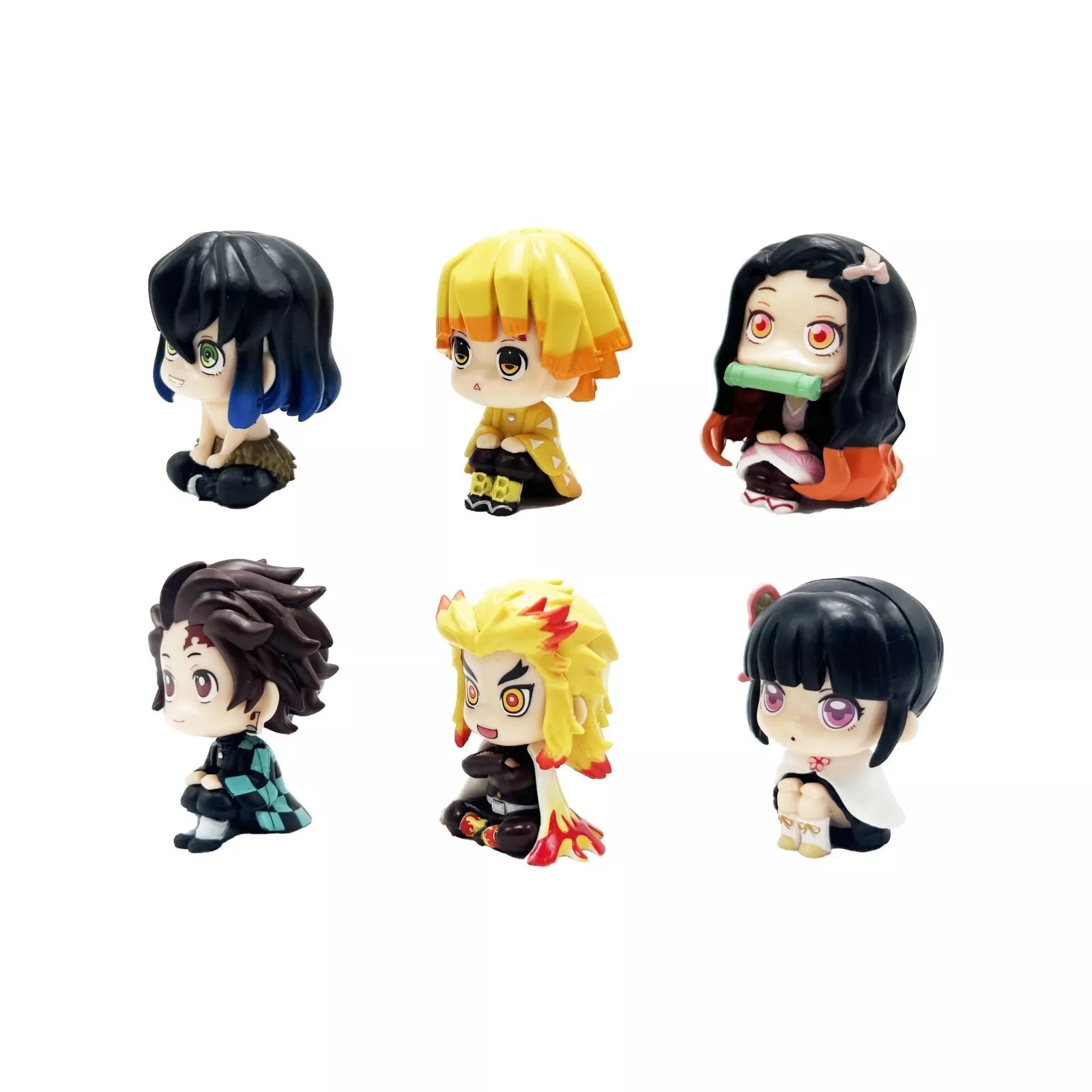 Demon Slayer Action Figure Tanjiro Nezuko Kyoujurou Anime Stuff Toys ...