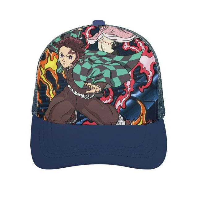 Demon Slayer Adult Baseball Cap Adjustable Sun Visor Hat Prints Trucker ...