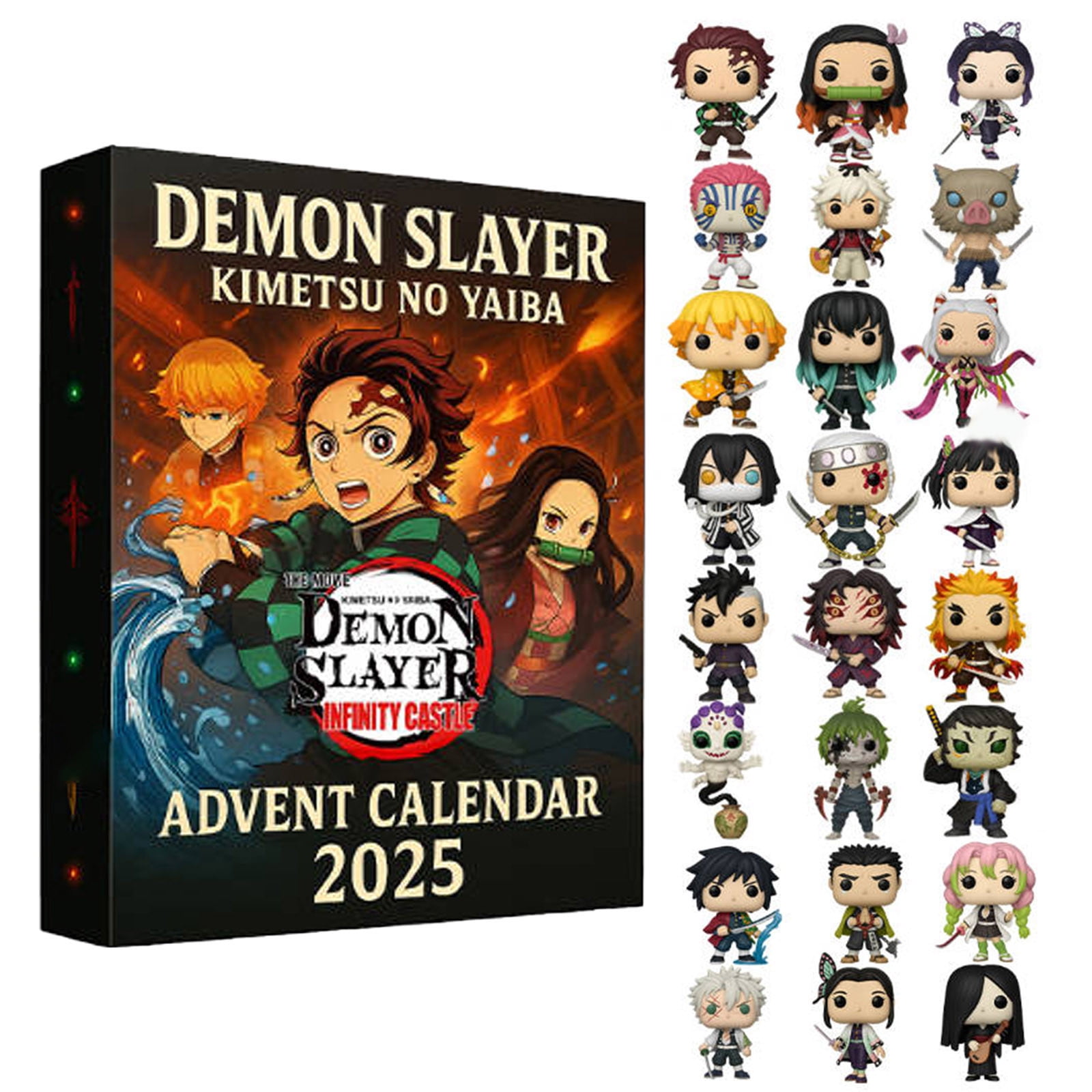Demon Slayer Advent Calendar 2025 with 24 Christmas Countdown Calendar ...