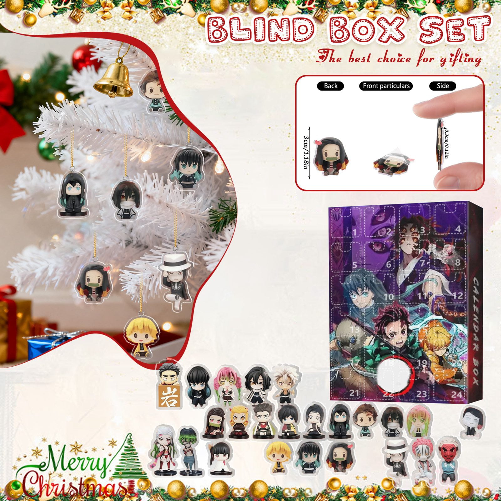 Demon Slayer Advent Calendar Demon Slayer 24Pc Countdown Arrival ...