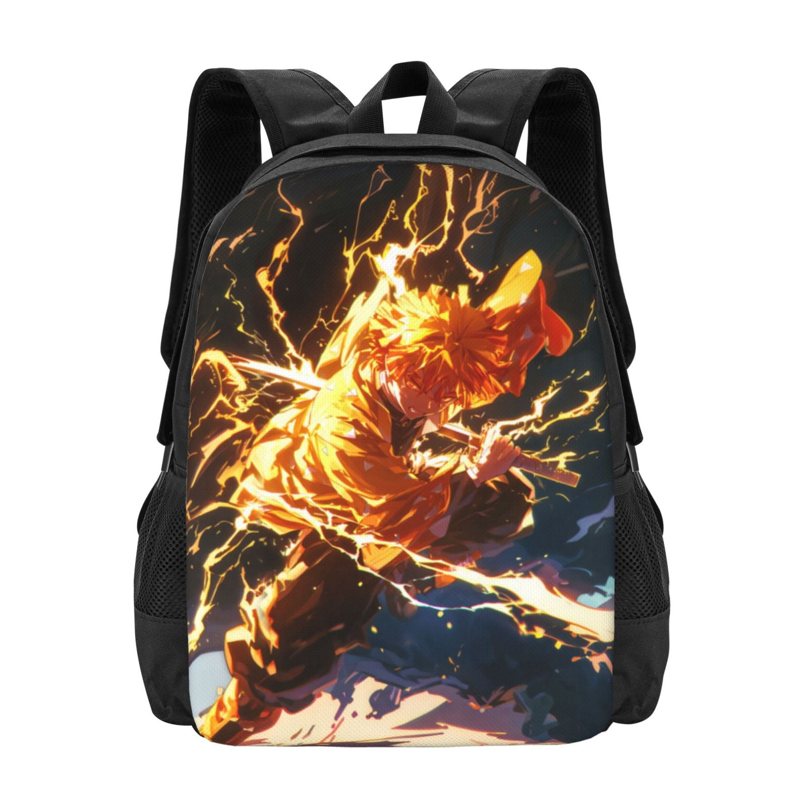 Demon Slayer Agatsuma Zenitsu Backpacks for Men Women Book Bag Travel ...