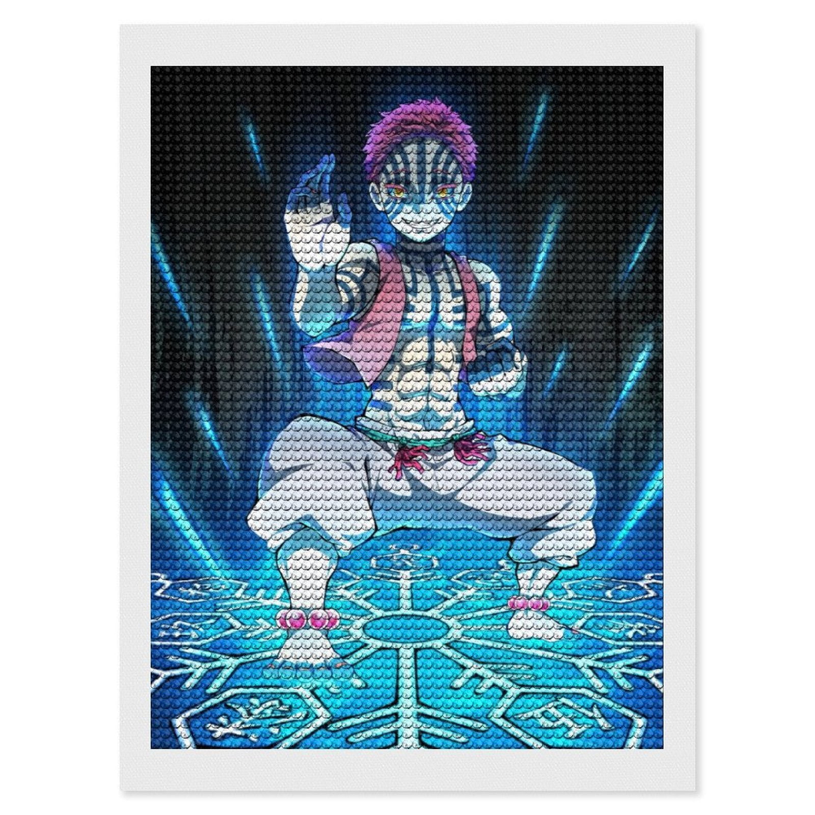 Demon Slayer Akaza Diamond Art Kits for Adults 5D Diamond Art , DIY ...