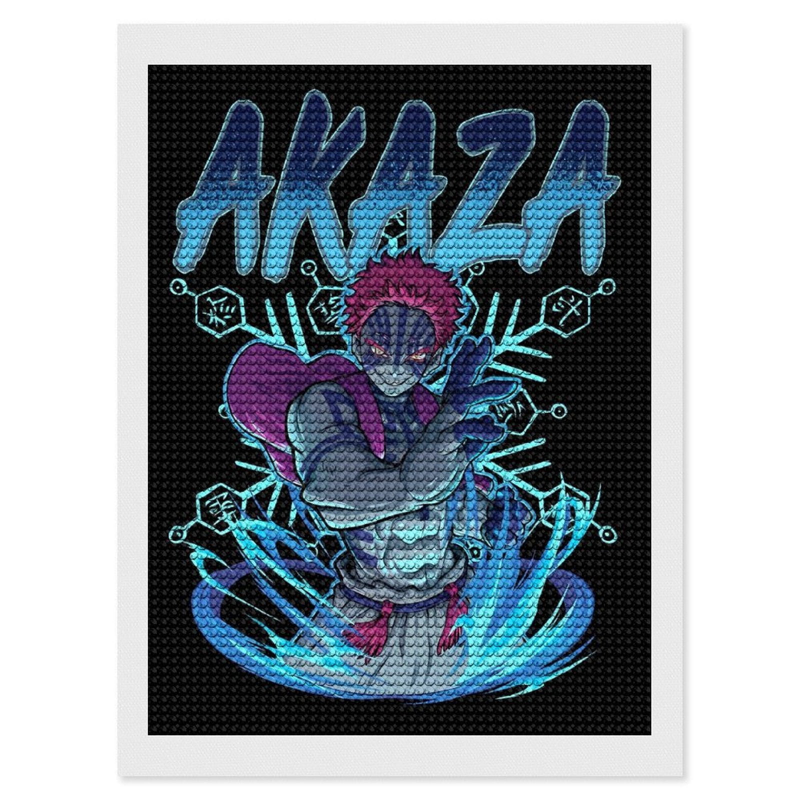 Demon Slayer Akaza Diamond Art Kits for Adults 5D Diamond Art , DIY ...