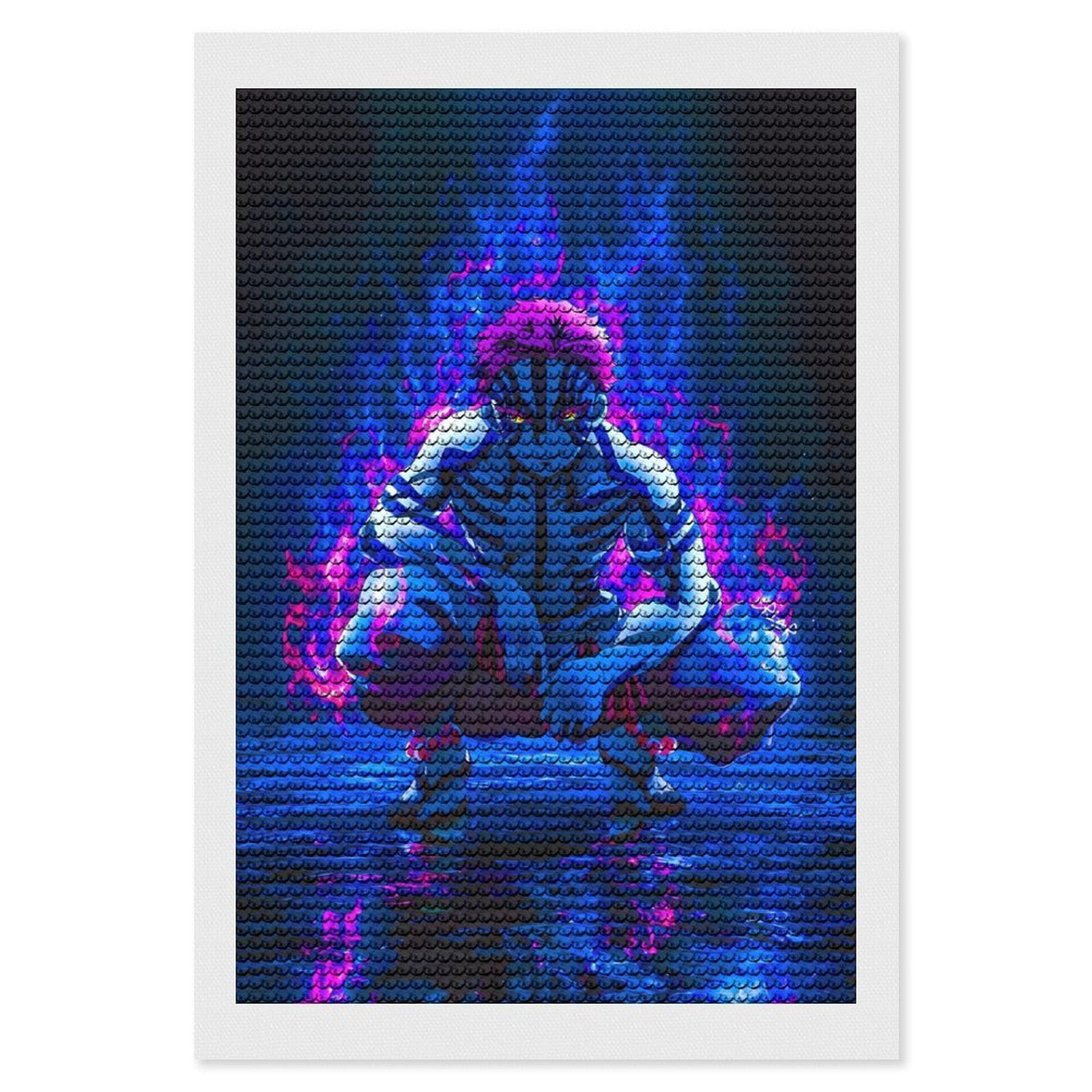 Demon Slayer Akaza Diamond Art Kits for Adults 5D Diamond Art , DIY ...