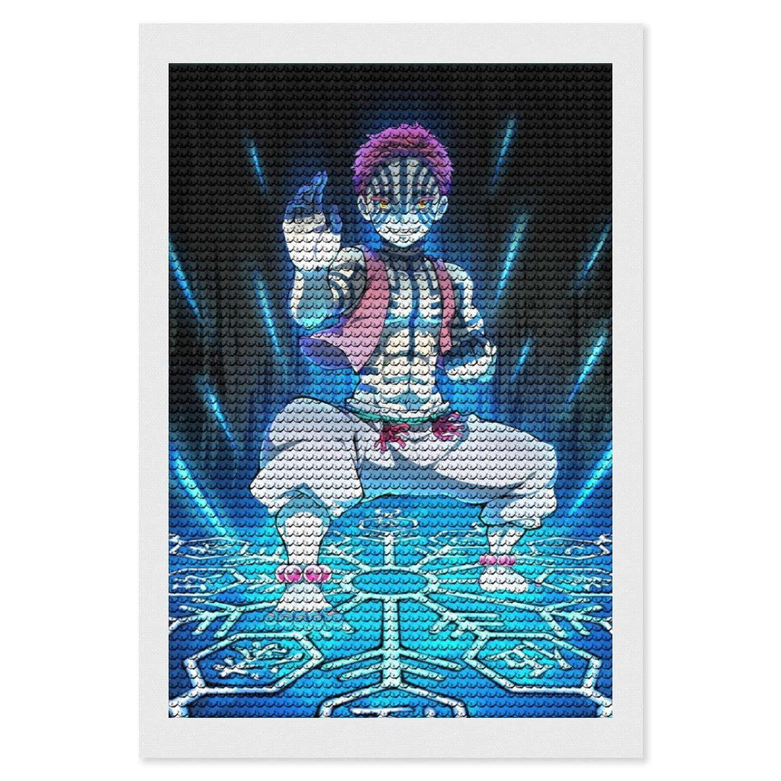 Demon Slayer Akaza Diamond Art Kits for Adults 5D Diamond Art , DIY ...
