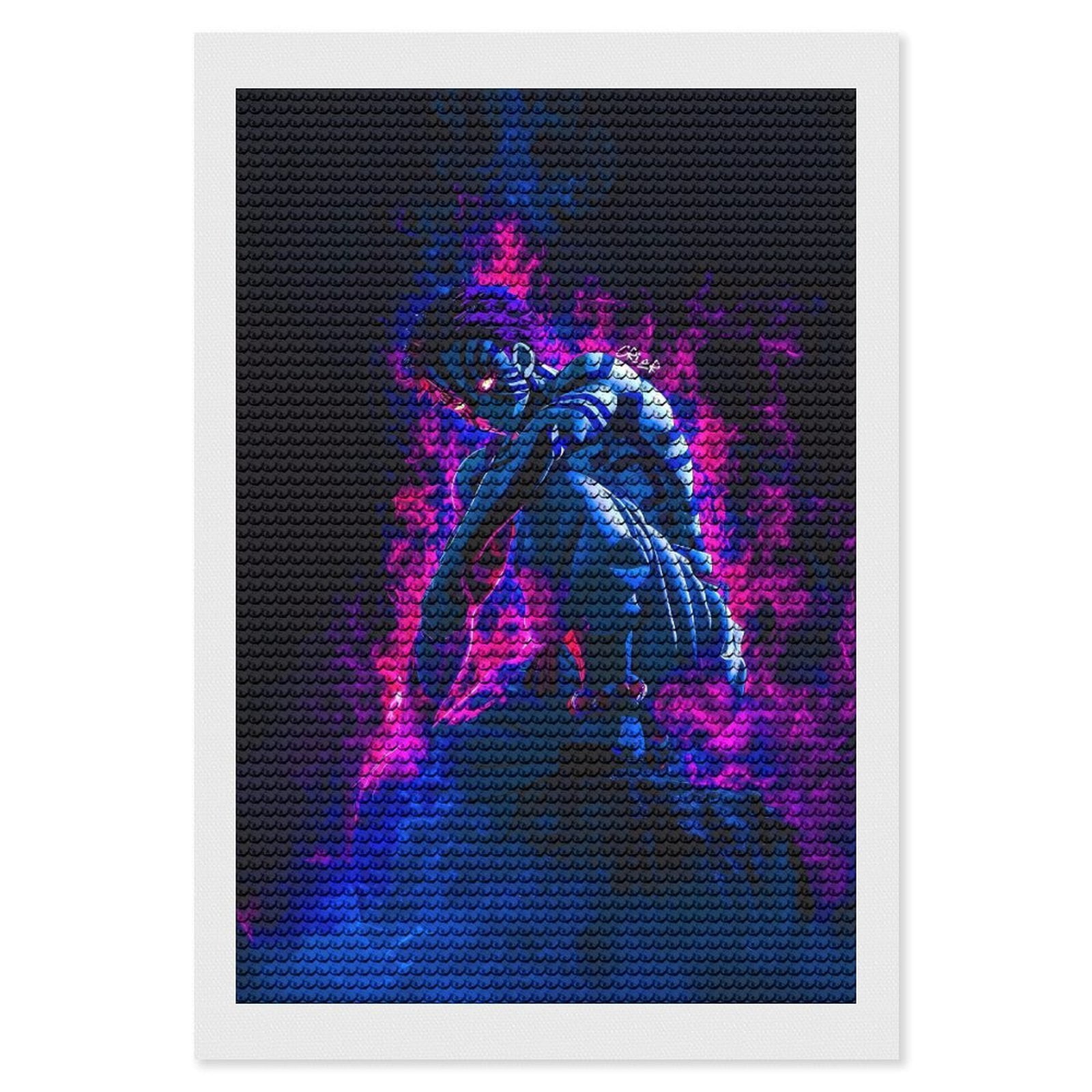Demon Slayer Akaza Diamond Art Kits for Adults 5D Diamond Art , DIY ...