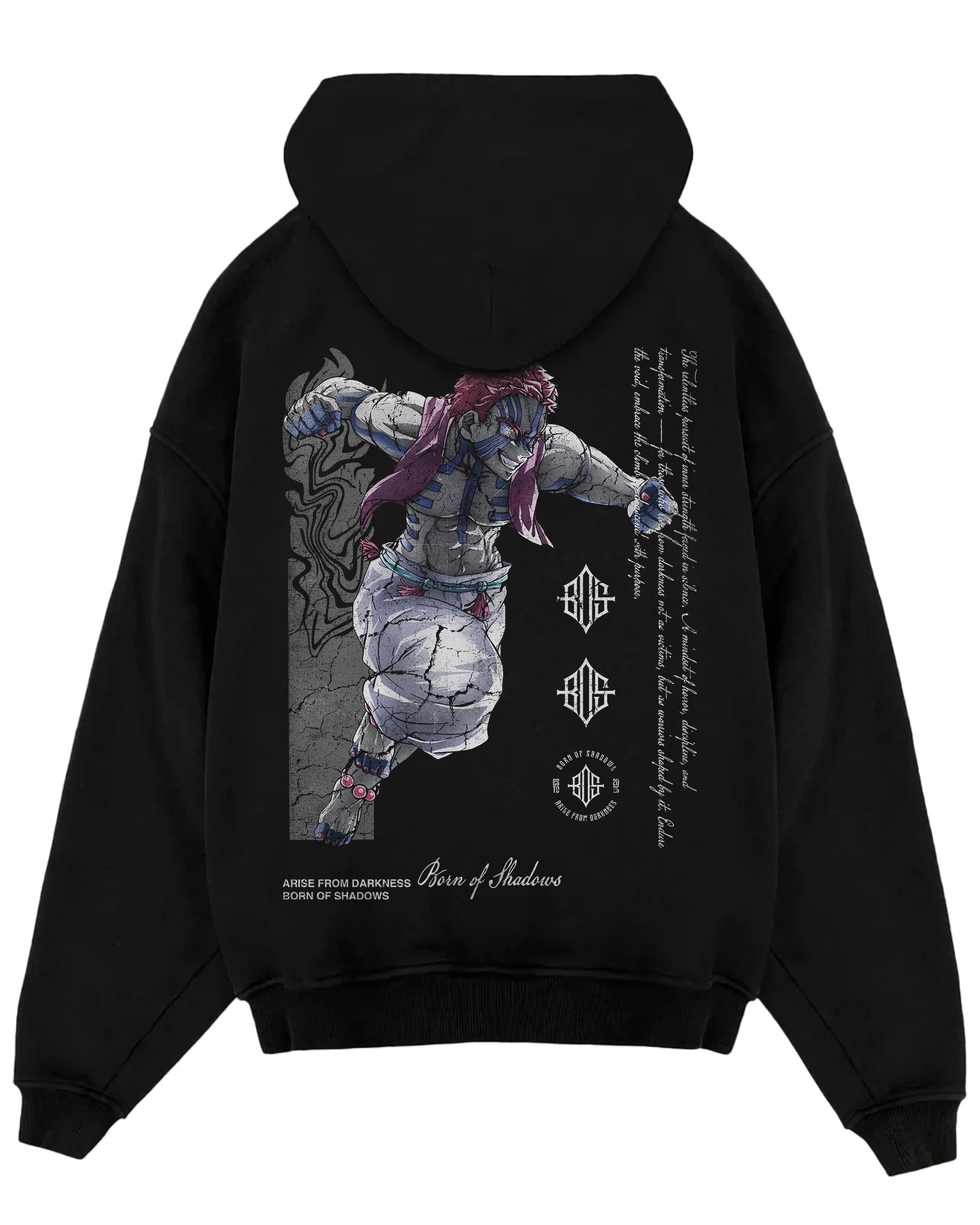 Demon Slayer 'Akaza' Oversized Hoodie,Gildan Heavy Blend Hoodie, Unisex ...