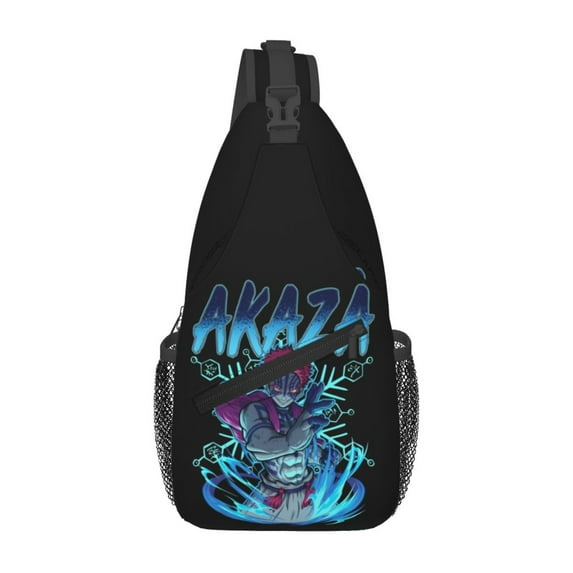 Demon Slayer Akaza Sling Bag Crossbody Sling Backpack Chest Bag Daypack ...