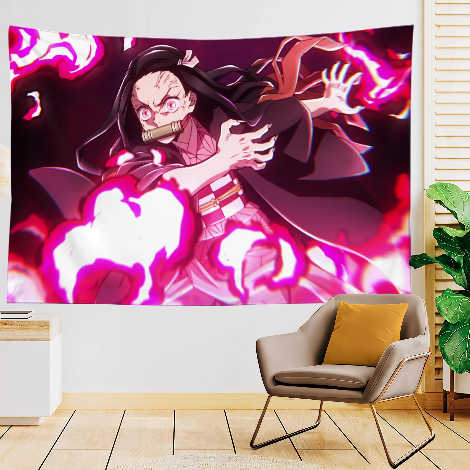 Demon Slayer Anime Backdrop Classics Photography Background for Bedroom ...