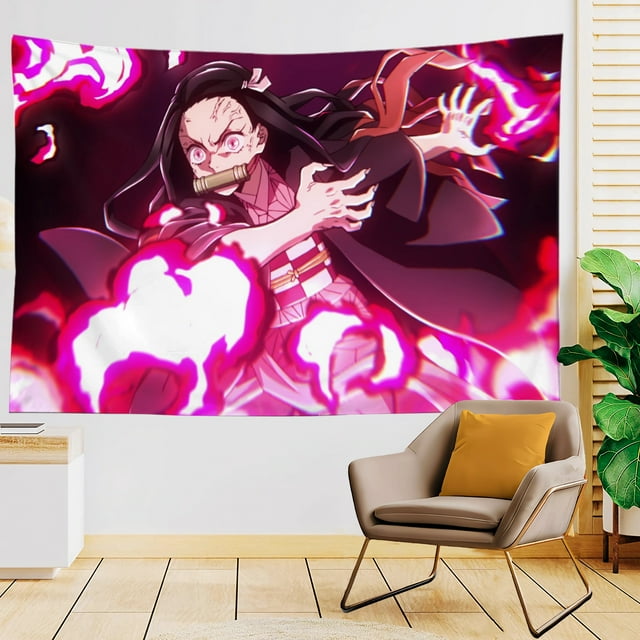 Demon Slayer Anime Backdrop Classics Photography Background for Bedroom ...