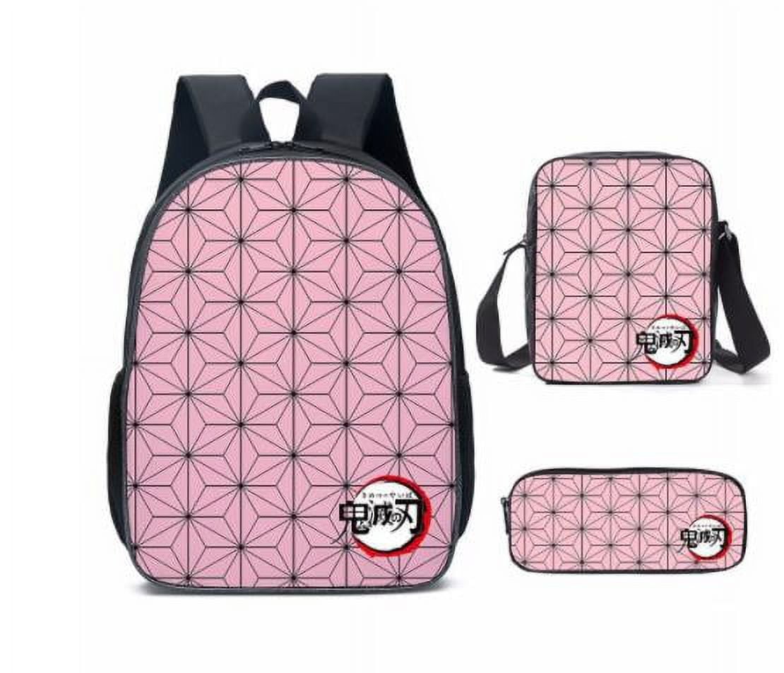 Demon Slayer Anime Backpack Kimetsu No Yaiba Bags Kamado Tanjirou ...