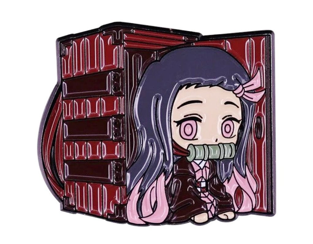 Demon Slayer Anime Cartoon Nezuka Kamado W Box Enamel Metal Pin ...
