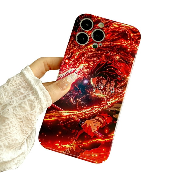 Demon Slayer Anime Case for iPhone 14 Pro to 17 Pro Max Cool Tanjiro ...