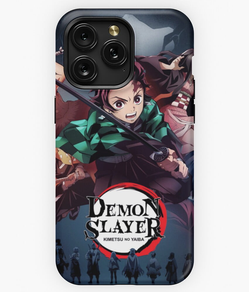 Demon Slayer Anime Fan Art Gift G1537 Phone Case for iPhone17 16 15 14 ...