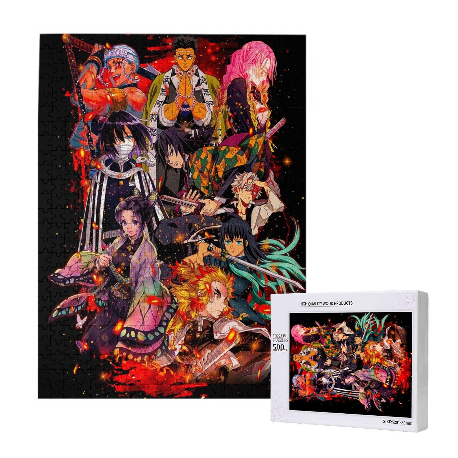Demon Slayer Anime Jigsaw Puzzles for Boy girl teen 300/500/1000 Pieces ...