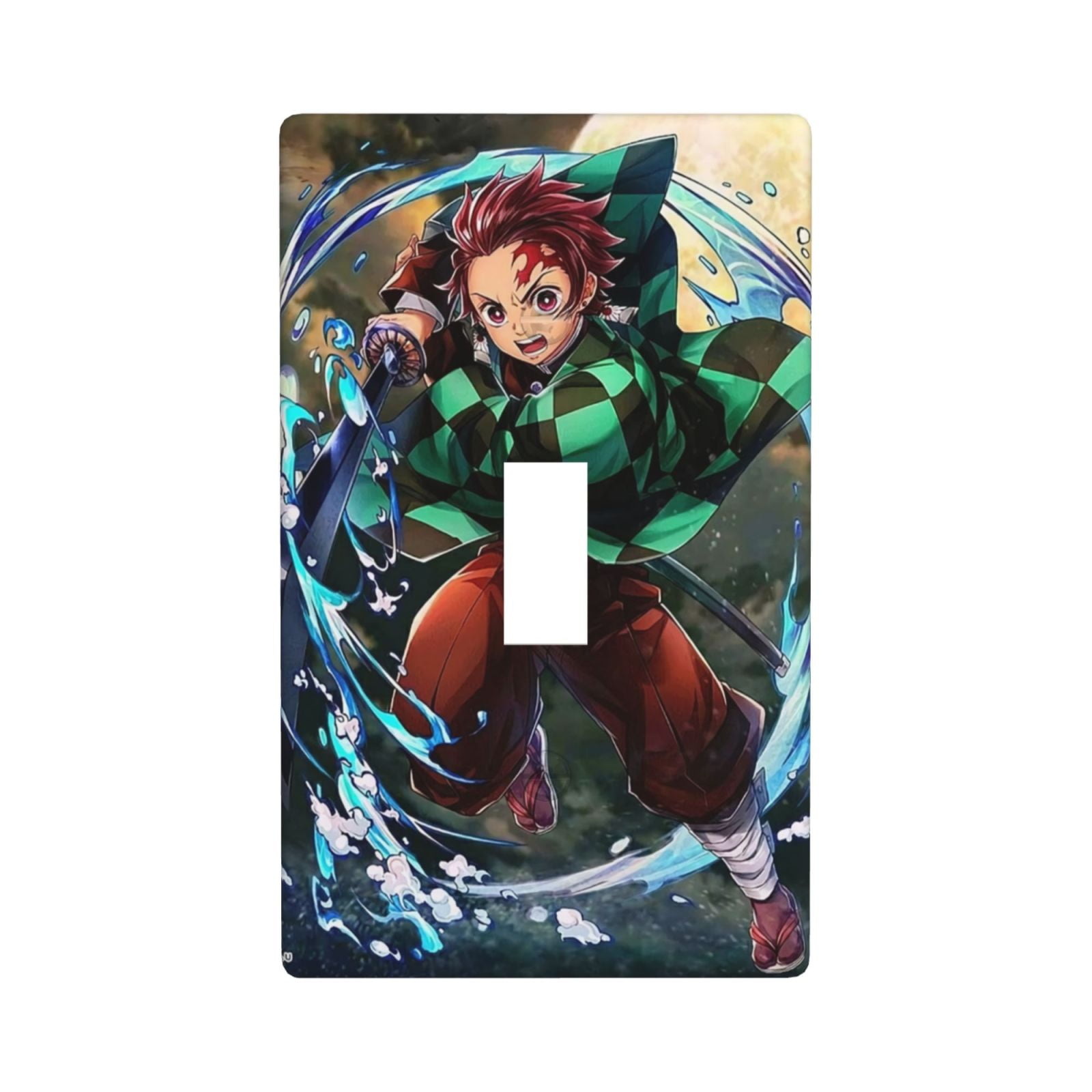 Demon Slayer Anime Light Switch Cover Plates, Single Lever Wall Plate ...